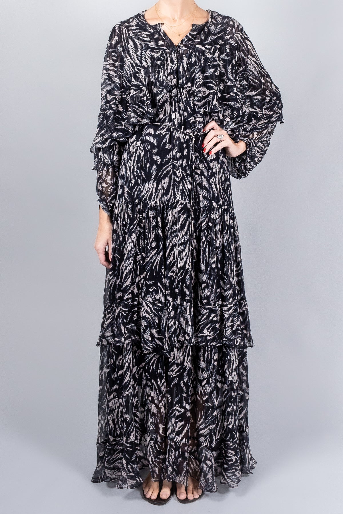 Apiece Apart Daphne Maxi - Abstract Animal Midnight | Misch Boutique ...